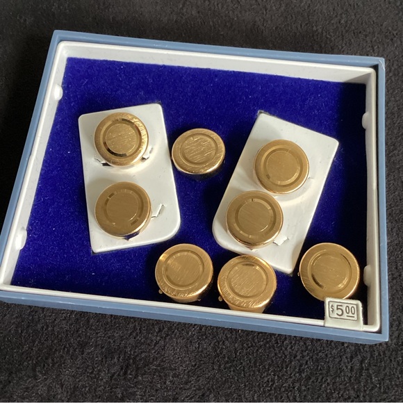 SWANK | Accessories | Vintage Swank Goldtone Button Toppers | Poshmark